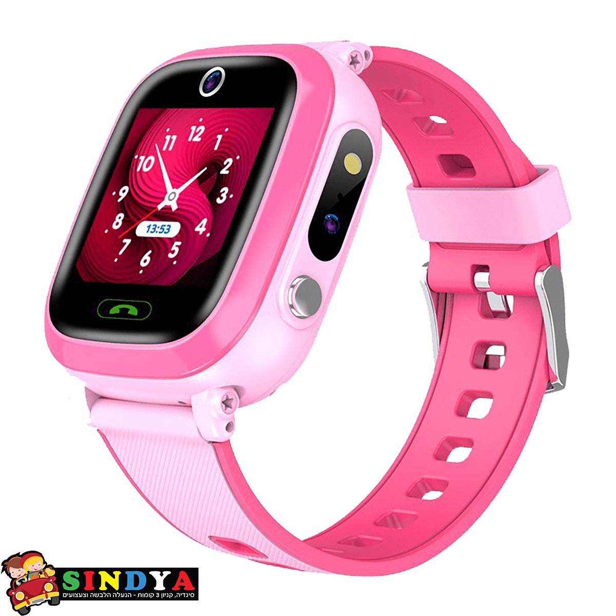 שעון GPS לילדים - KidiWatch Super - ורוד - שעונים חכמים