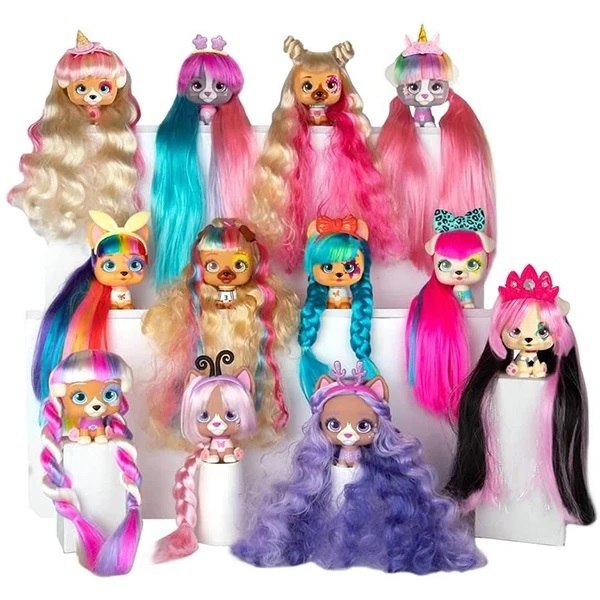 בובת וי,אי,פי פטס -נצנצים דיספליי Love VIP Pets | סינדיה